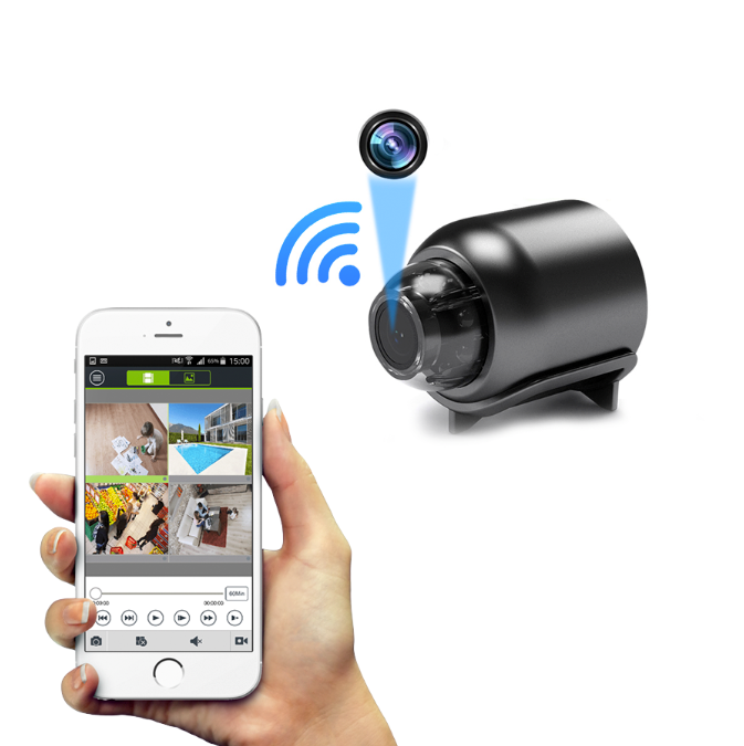 MINI CAMÉRA ESPION NANO VISION 360 HD 4K – Novaya